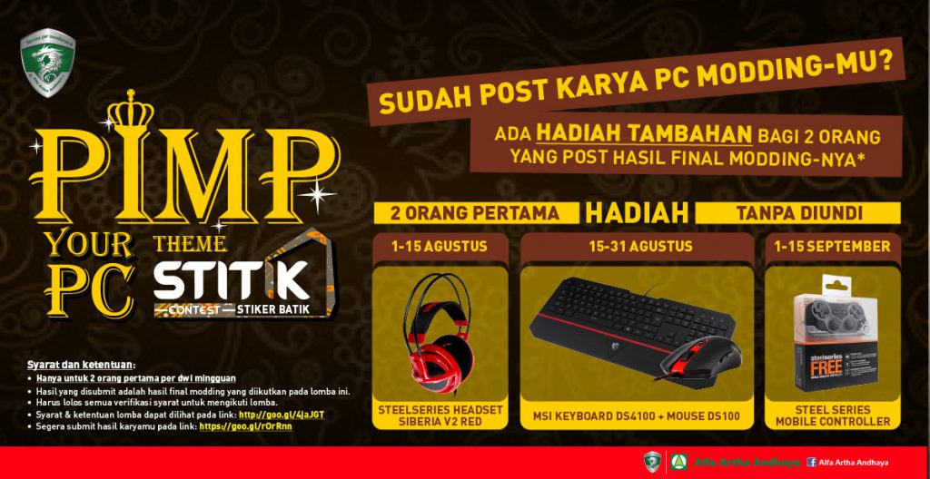 PIMP Your PC StiTik Contest : Event PC Modding Tingkat Nasional ...
