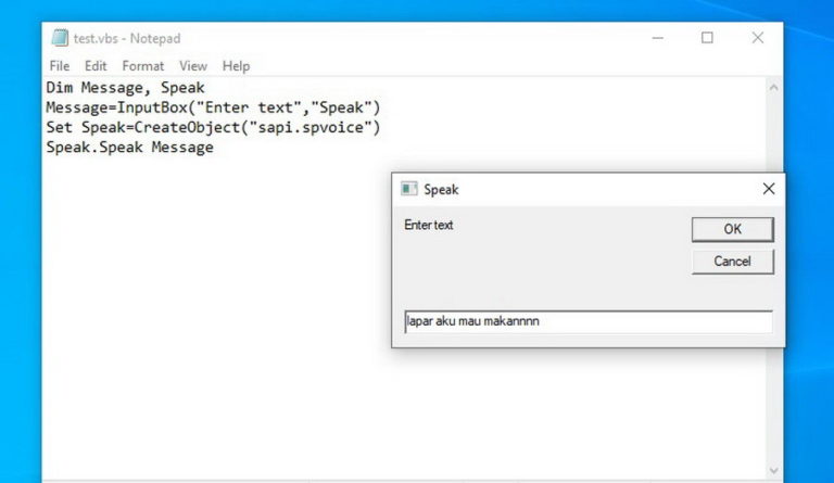 Script Sederhana di Notepad | Pemmzchannel