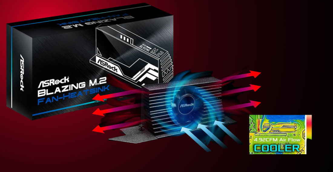 AsRock Luncurkan Heatsink Khusus SSD M2 Gen 5!