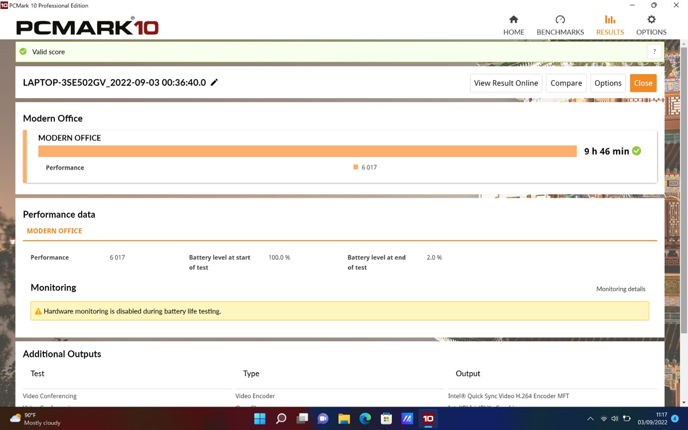 PC Mark10 2 Vivobook OLED | Pemmzchannel