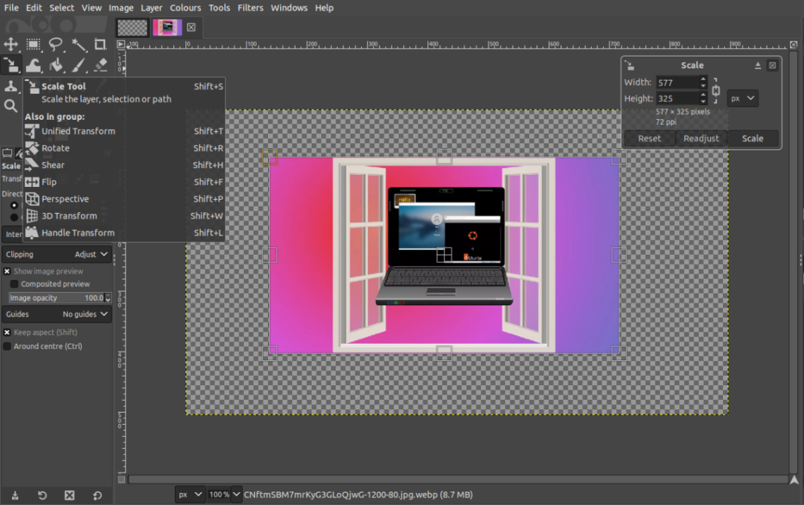 Tips Resize Image Menggunakan GIMP! | Pemmzchannel