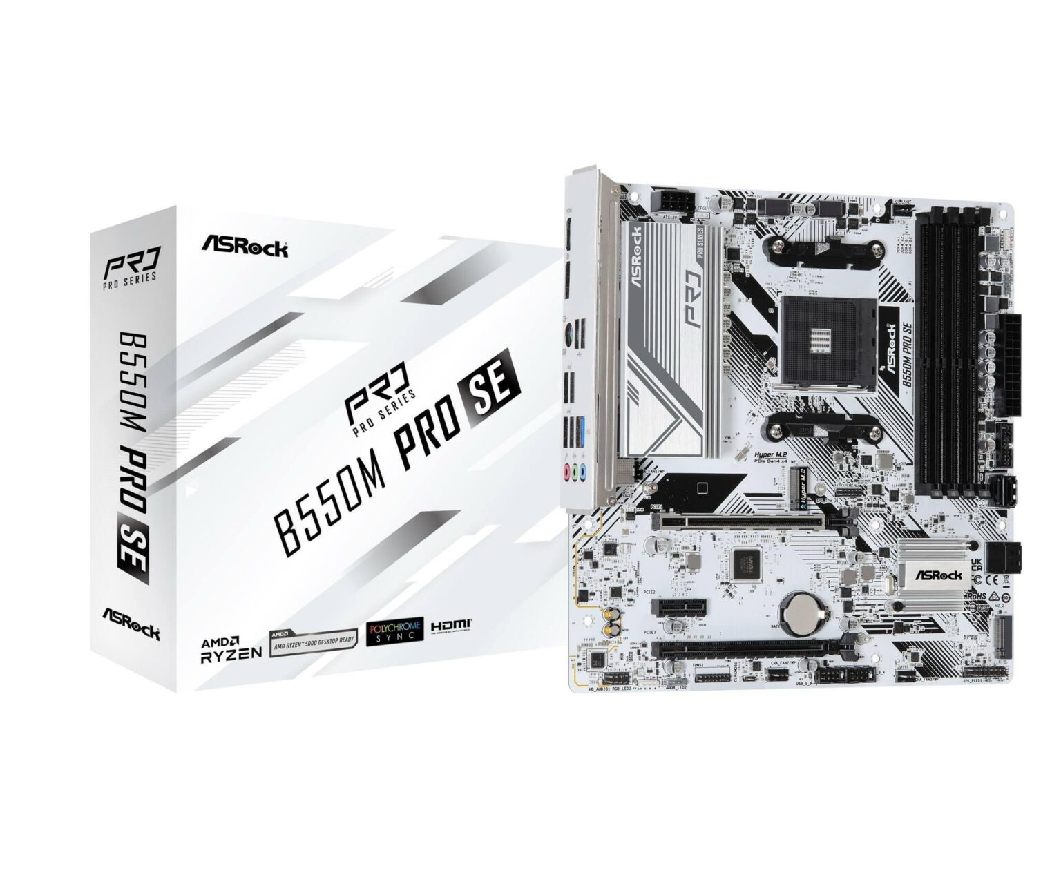 Preview ASRock B550M Pro SE | Motherboard Aesthetic Low Budget Terbaik ...