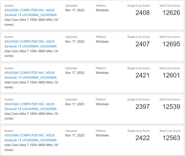 Performa Intel Core Ultra di Zenbook 14 Next Gen | Pemmzchannel