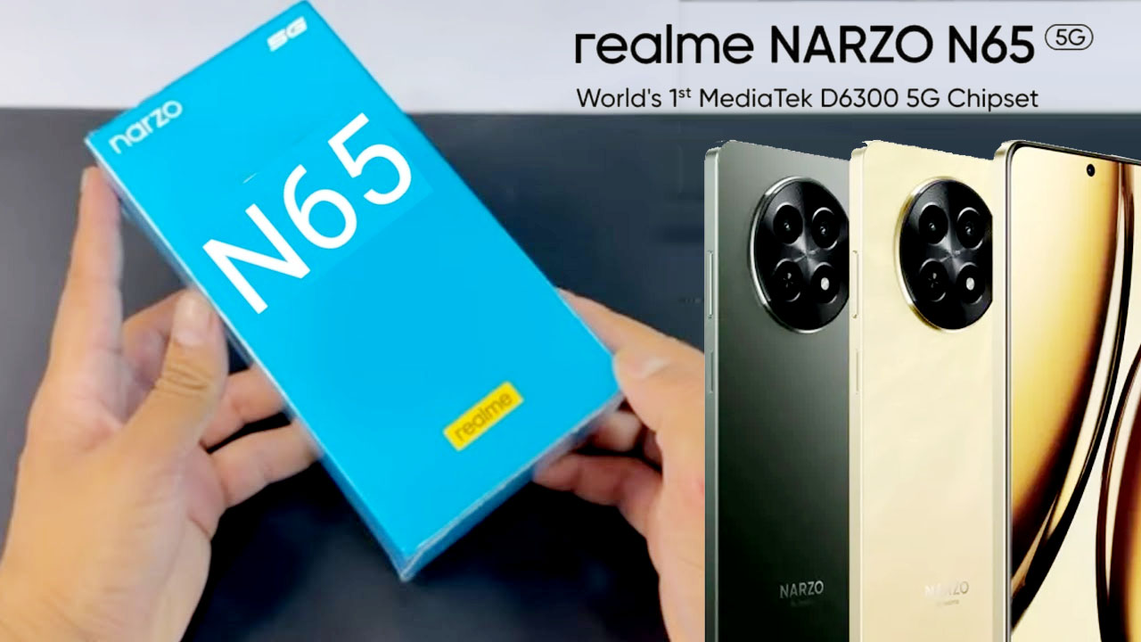 Realme Narzo N65 5G, Ponsel 5G Entry-Level Bawa Chipset Dimensity 6300